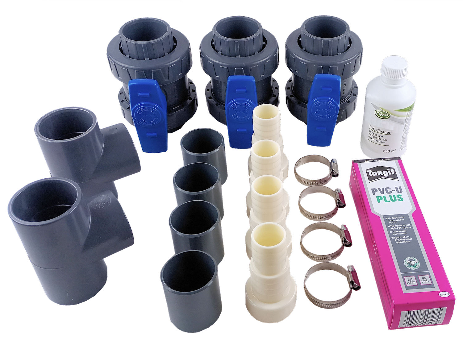 Bypass-Set für Wärmepumpen d 50 mm | Zubehör für Wärmepumpen ...