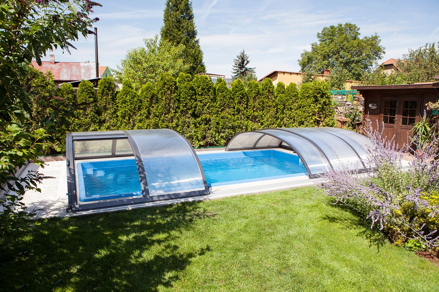 Schiebehalle Marlos Compact anthrazit 3,75 x 8,54 x 0,75 m ...